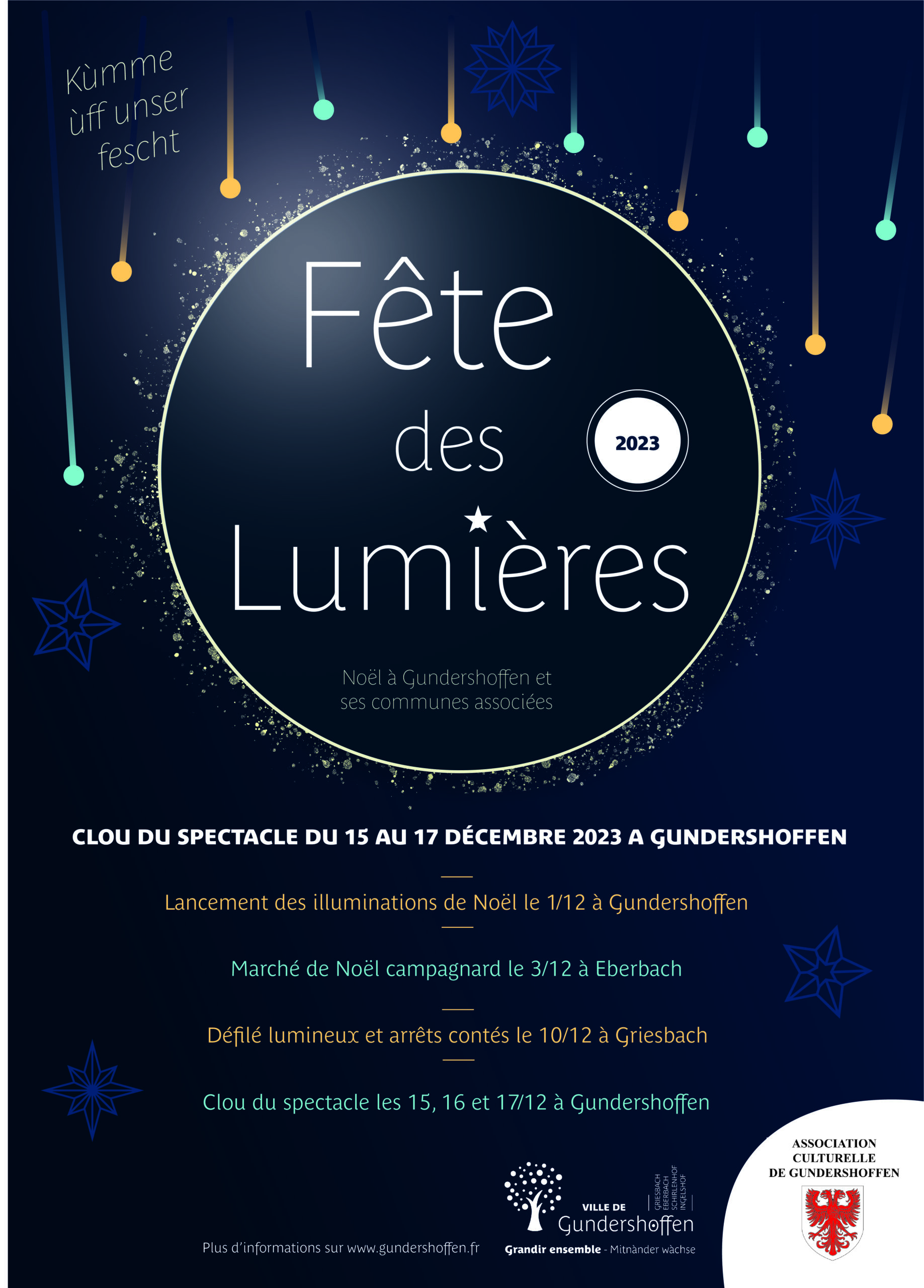 Fête des Lumières - programme complet - Gundershoffen