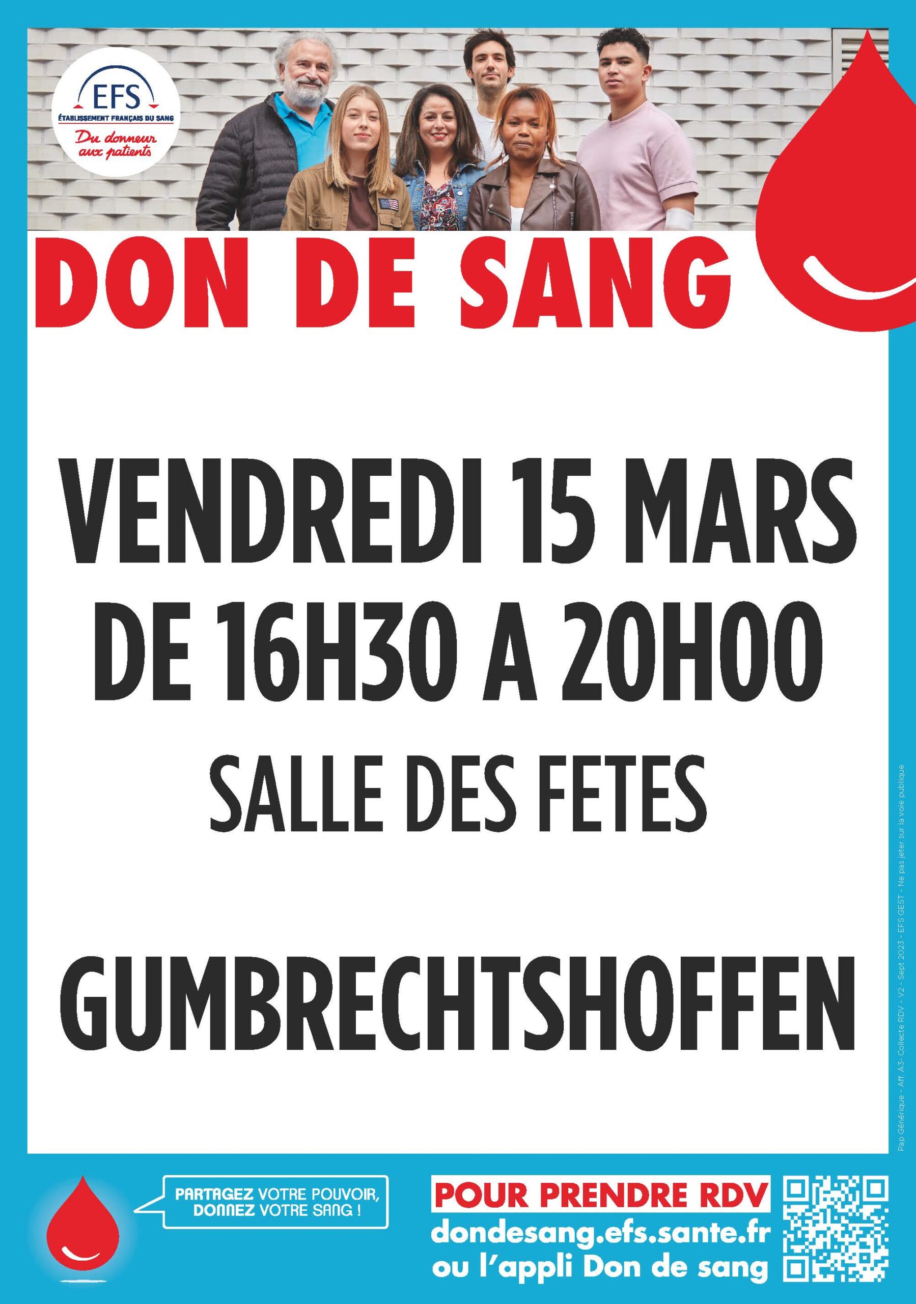 DON DE SANG - Gundershoffen