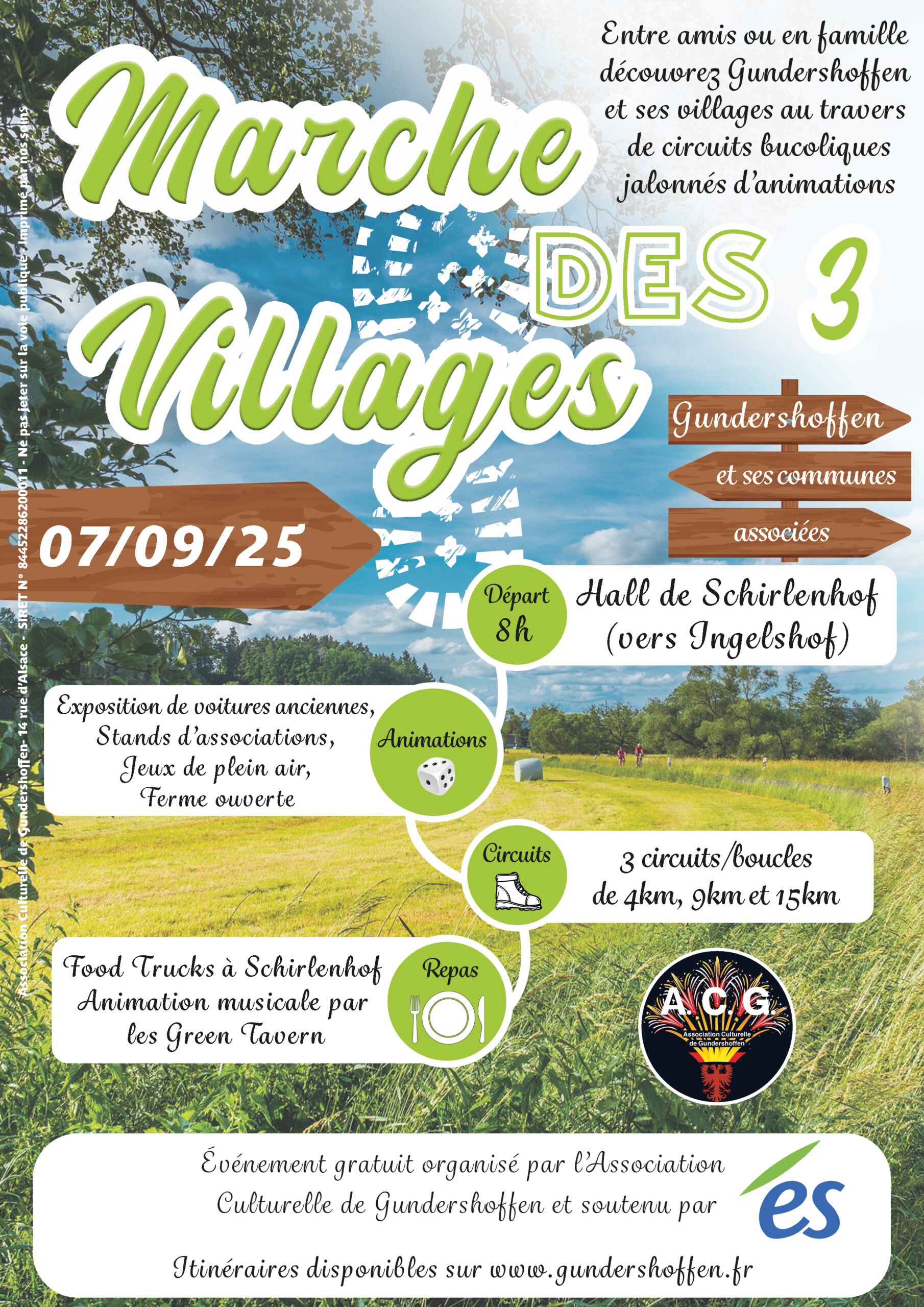 MARCHE DES TROIS VILLAGES - Gundershoffen